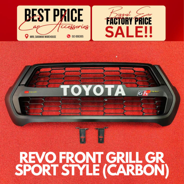 TOYOTA HILUX REVO GR SPORT STYLE FRONT GRILL GRILLE | Lazada