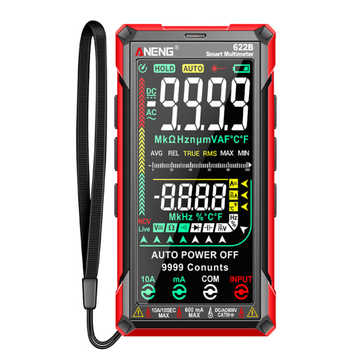 ANENG 622A/622B Digital Professional Multimeter/Tester Kit AC/DC Volt ...