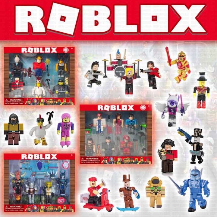 ROBLOX Virtual World Game Puppet Building Block Doll Figure Toy ...