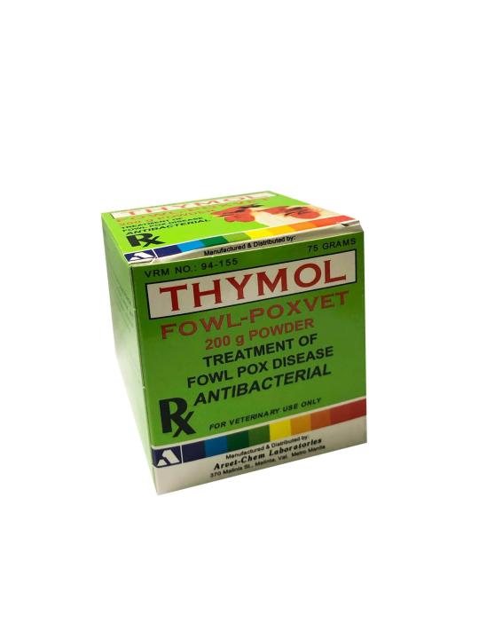 PINTAKASI 1 bottle Arvet Thymol Powder FowlPox Vet 75 grams (Expiry ...