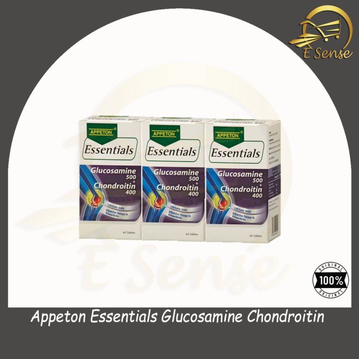 [E SENSE] Appeton Essentials Glucosamine 500mg + Chondroitin 400mg ...