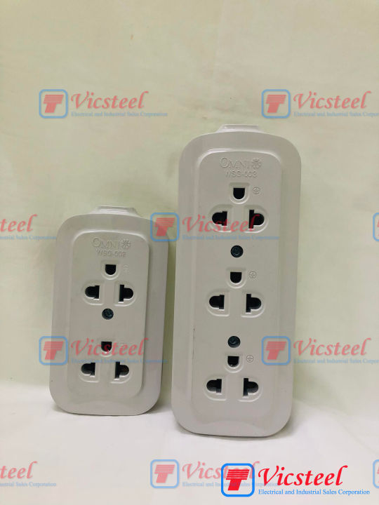 Omni Duplex Universal Outlet with Ground WSG-002 Convenience Outlet ...