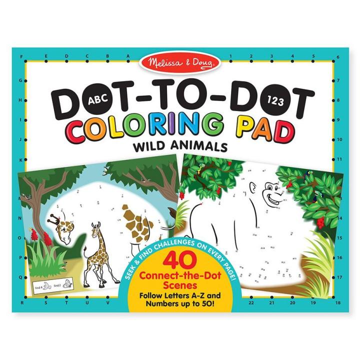 ABC 123 เสริมทักษะภาษาอังกฤษ ️ รุ่น ABC 123 Dot-to-Dot Coloring Pad ...