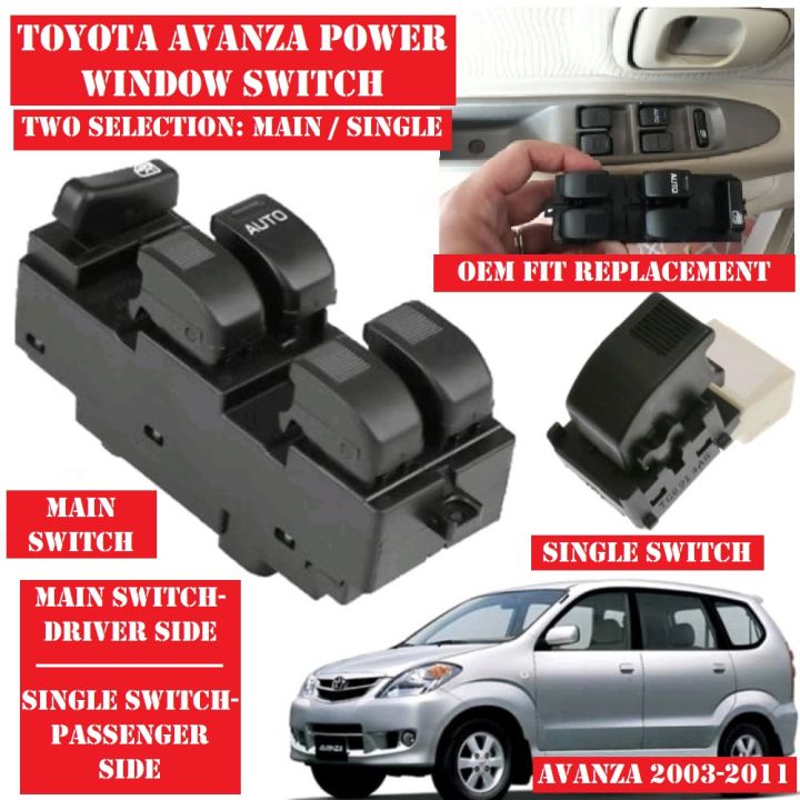 Toyota Avanza Power Window Switch Car Window Control Switch Main Switch ...