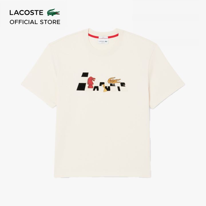 Lacoste Men's Lunar New Year Cotton T-shirt (Lapland) - TH7805 | Lazada ...