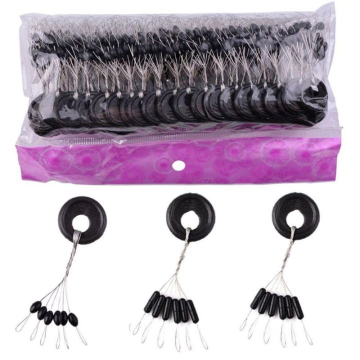 stoper pancing hitam model bulat dan sosis ukuran SS S M L stopper isi ...