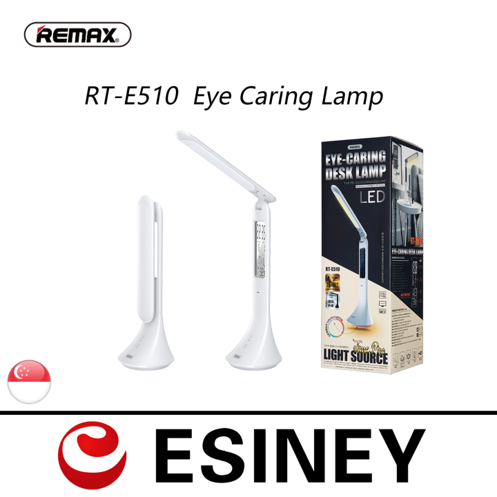 REMAX RT-E510 / RT-E601 TIME SERIES LED Table Lamp Calendar Rechargeable Eye Protection | Lazada ...