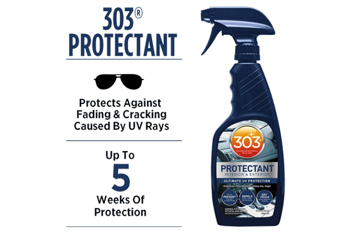 303 Interior Exterior Plastic Vinyl Rubber UV Protectant Spray (473ml ...