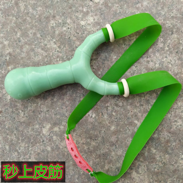 Outdoor high-precision, high-power flat rubber band slingshots quickly ...