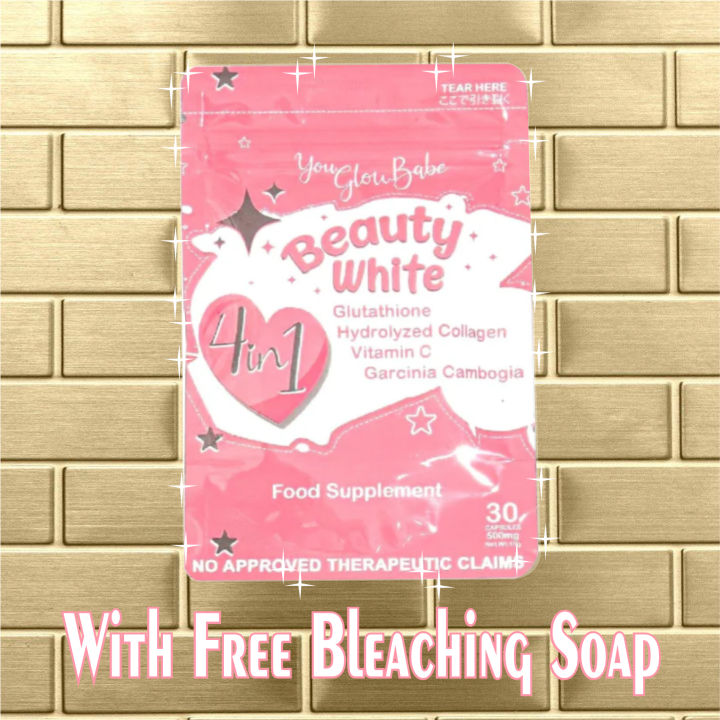 You Glow Babe Glutathione Beauty White 4 in 1 Intense Whitening ...