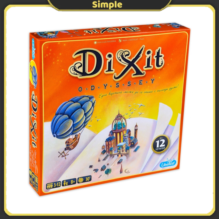 Dixit Odyssey Board Game For 3-12 players Family Party Game | Lazada ...