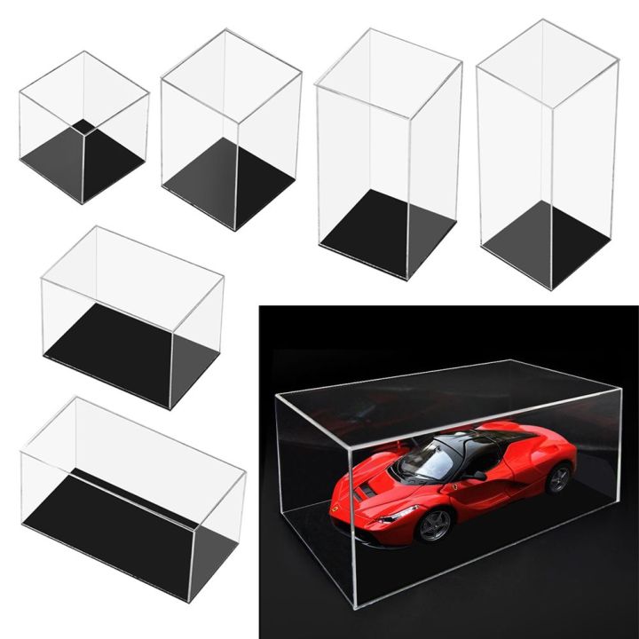 QIANHUAHOU Acrylic Dustproof Handmade Dust Cover Toy Show Box Display ...