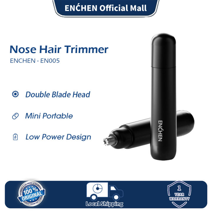 ENCHEN EN005 Electric Nose Hair Trimmer Nose Hair Shaving Razor Dual ...