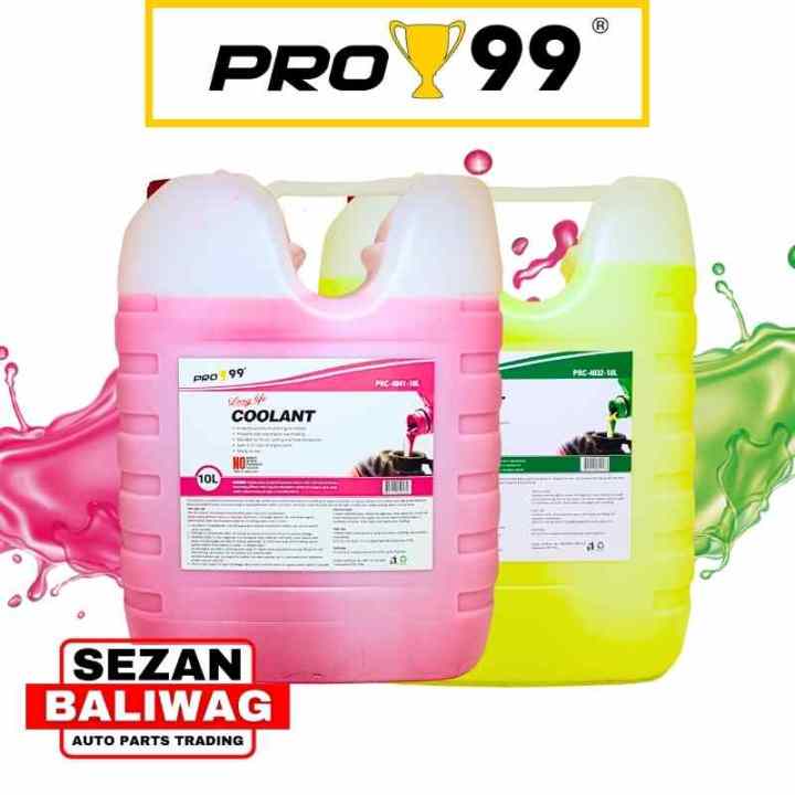PRO99 LONG LIFE COOLANT PINK / GREEN 10 LITERS PRC-4041-10L PRC-4032 ...