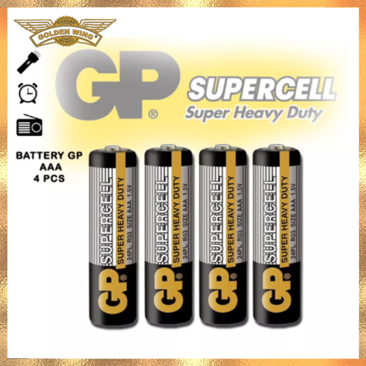 P 4 PCS PER ORDER Supercell Heavy Duty Battery Environmental friendly ...