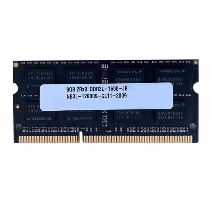 (DXMN) 2X DDR3 8GB Laptop Ram Memory 1600Mhz PC3-12800 1.35V 204 Pins ...