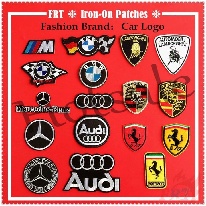 【hot sale】 ♤ B15 Fashion Brand：Car Logo Iron-on Patch 1Pc Lamborghini ...
