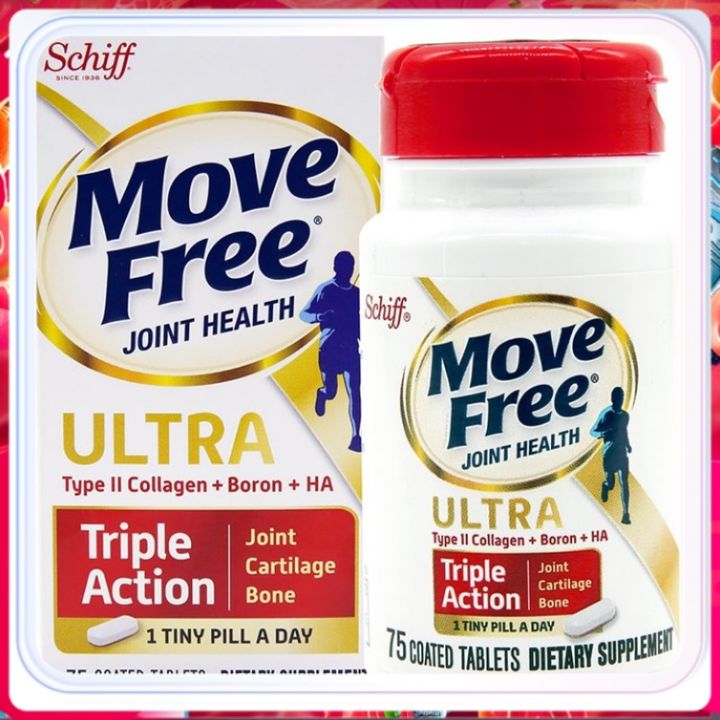 Move Free Ultra Triple Action Joint Health White Bottle Chondroitin ...