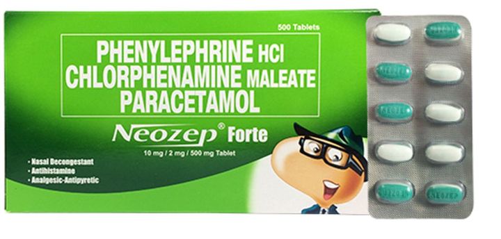 Neozep forte tablet 20 tablets/Neozep Ages 0 - 12 months old 1 mg / 0.8 ...