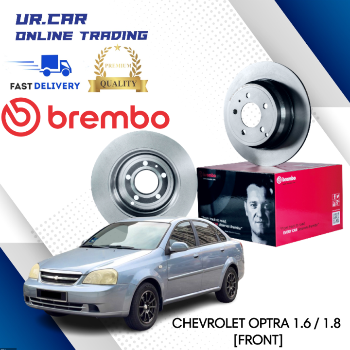 BREMBO CHEVROLET OPTRA 1.6 / 1.8 DISC BRAKE ROTOR & BRAKE PAD FRONT ...