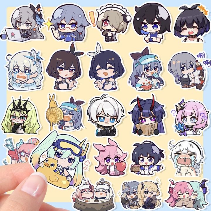 【HOT Cartoon stickers 541】สติกเกอร์อนิเมะ Honkai Impact 3,สติ๊กเกอร์ ...