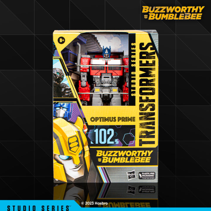 Transformers Studio Series 102BB Buzzworthy Bumblebee Voyager Optimus Prime Rise of the Beasts ...