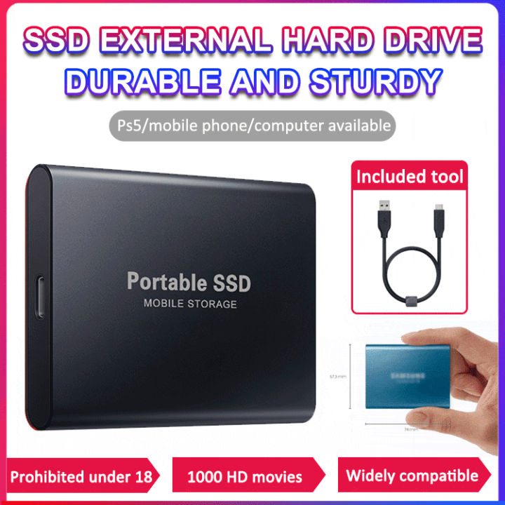 supercomfort External Hard Drive Mobile Solid State Drive High-Speed ...