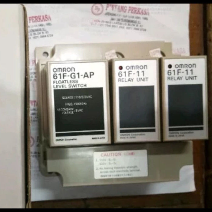 Sensor WLC / Floatless Level Switch Tipe 61F-G1-AP 2 Tangki merk Omron ...