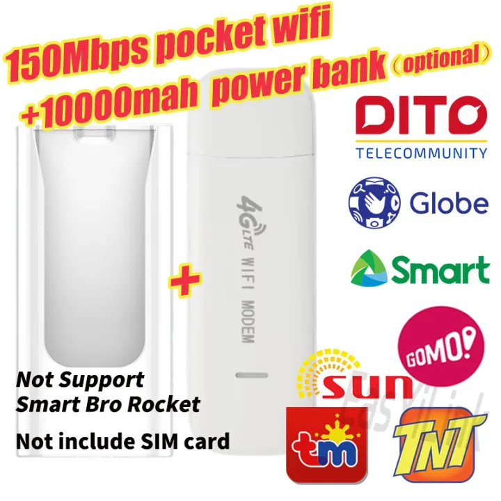 4G LTE Vemo WiFi USB Openline Modem Fit For Globe Smart DITO Gomo TNT ...