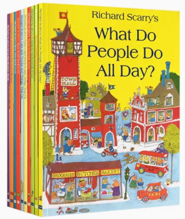Original Richard Scarry Collection (10 Books) Original | Lazada Singapore