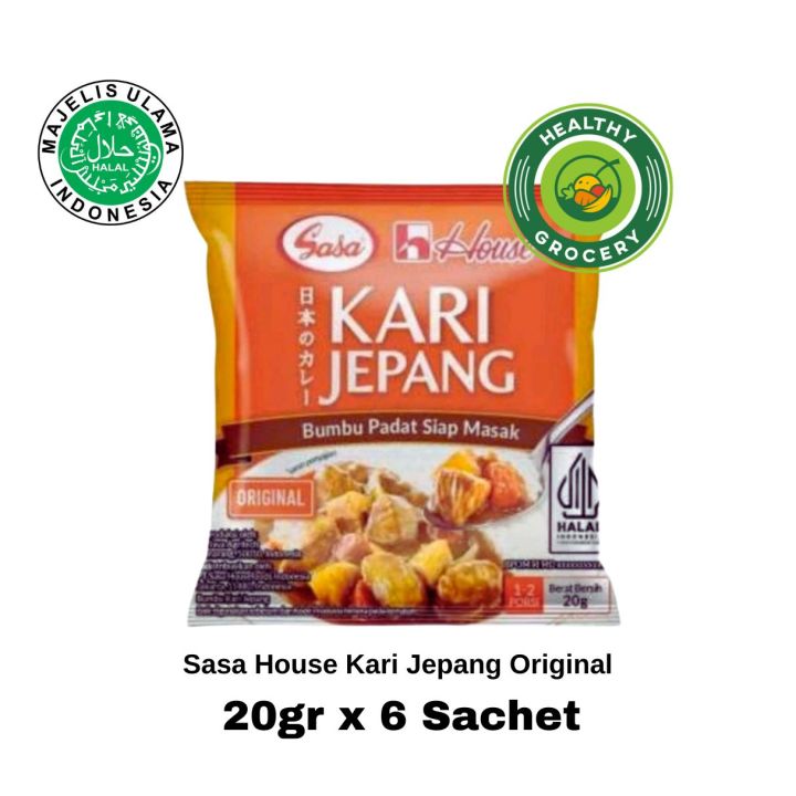 Sasa House Kari Jepang Original / Pedas 20gr x 6 Sachet | Lazada Indonesia