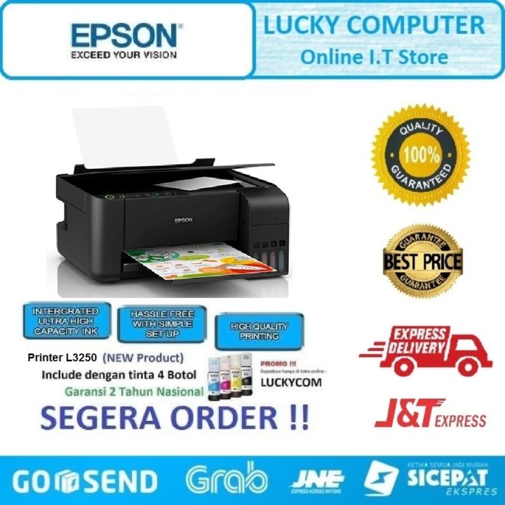 Printer Epson L3250 L-3250 L 3250 - Print Scan Copy WIFI - Pengganti ...