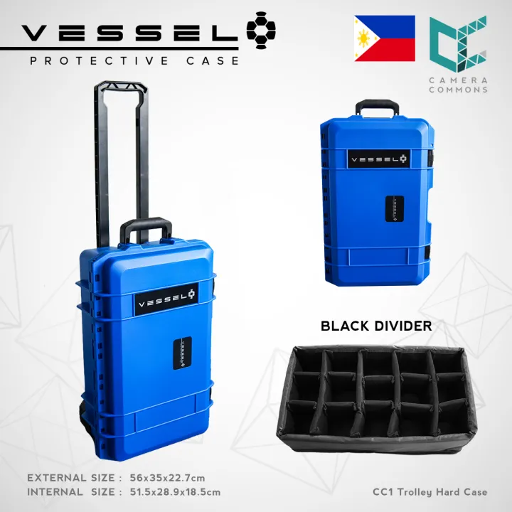 VESSEL CC1 Trolley Hard Case Green Camera Photography Equipment Case ...