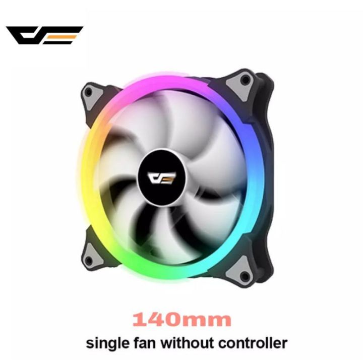 Pc Cooler darkflash 140mm Rainbow Fan For Cpu Desktop computer♦ | Lazada PH