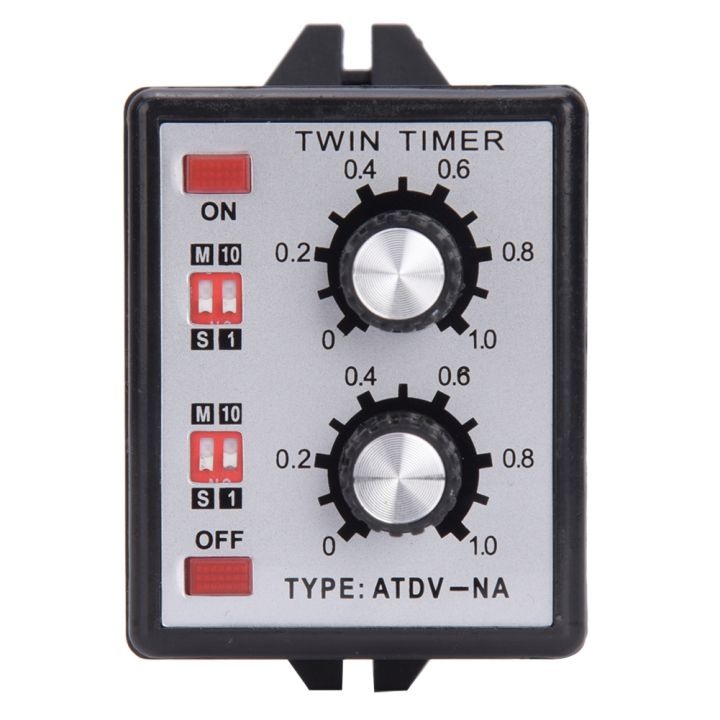 Knob Control Time Switch Relay On Off Twin Timer Relay Multi-Section ...