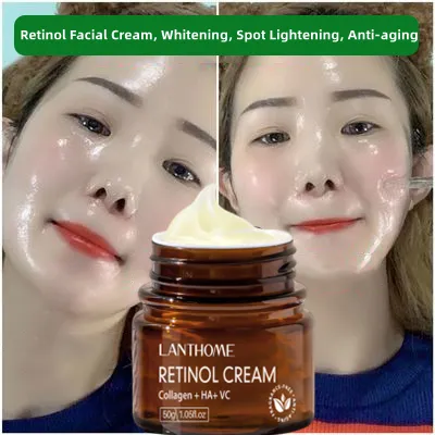 Natural Retinol Skin Face Cream Collagen Anti-Aging Remove Wrinkle ...