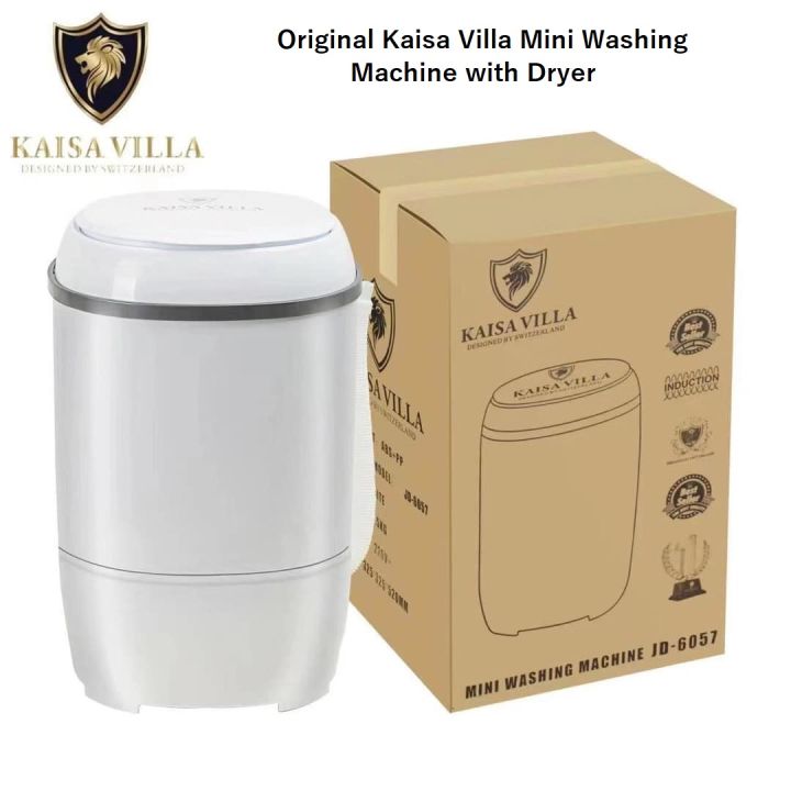 Original Kaisa Villa Mini Washing Machine with Dryer Laundry Basket ...