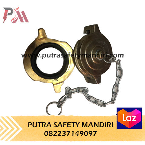 FIRE BLANK CAP DOP TUTUP HYDRANT PILLAR TYPE VDH 2.5 INCH KUNINGAN ...