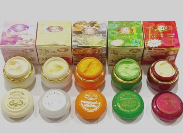 KIM5สูตร ครีมไข่มุกบัวหิมะ&ขมิ้นบัวหิมะ&กันแดดบัวหิมะ&โสมผสมผงไข่มุก ...