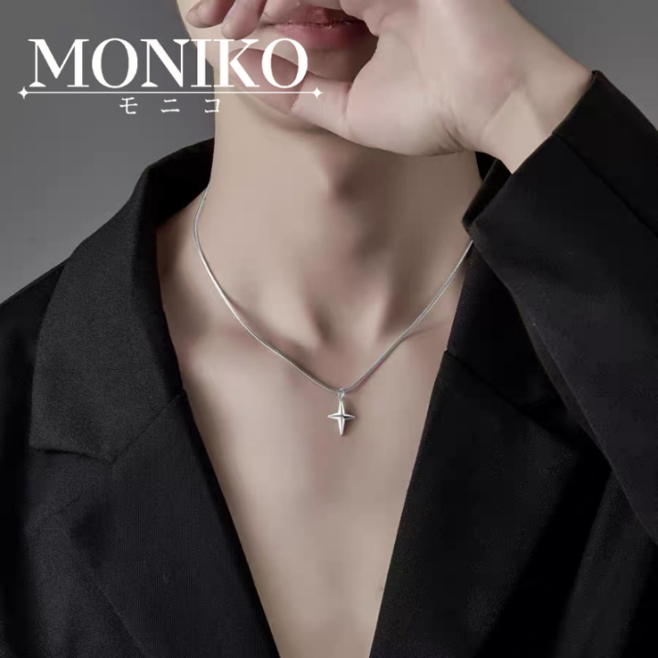 MONIKO Original Design Minimalist Star Titanium Steel Necklace | Lazada PH