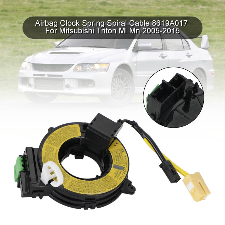 Airbag Clock Spring Spiral Cable 8619A017 For Mitsubishi Triton Ml Mn ...