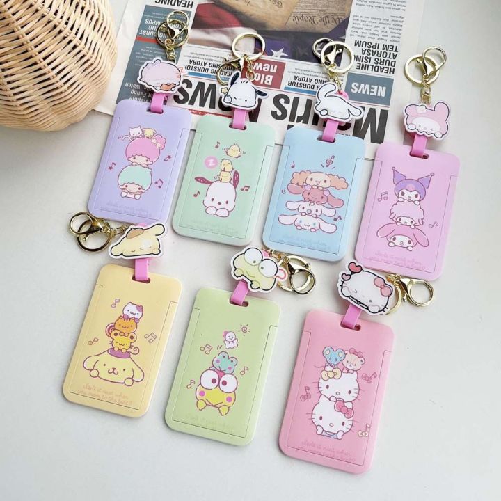 DWT9814 Portable Girls Kitty Cat Melody Retractable Buckle Credit ID ...