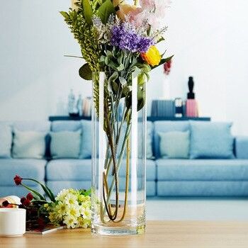Transparent Glass Vase | Clear Vase | Lazada