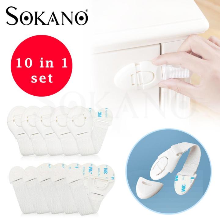 E-Morah TC0798 Child Baby Cupboard Cabinet Safety Locks Proofing Door ...