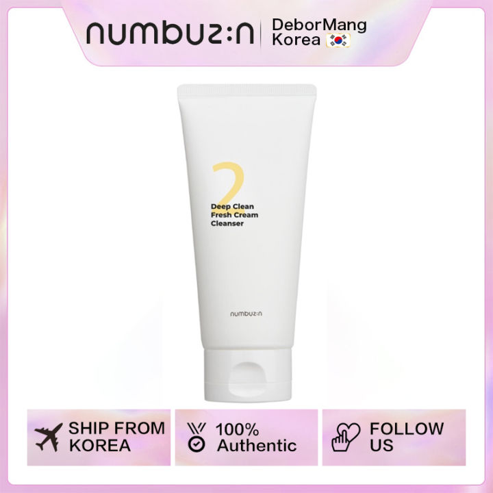 Numbuzin No.2 Deep Clean Fresh Cream Cleanser 120ml | Lazada Singapore