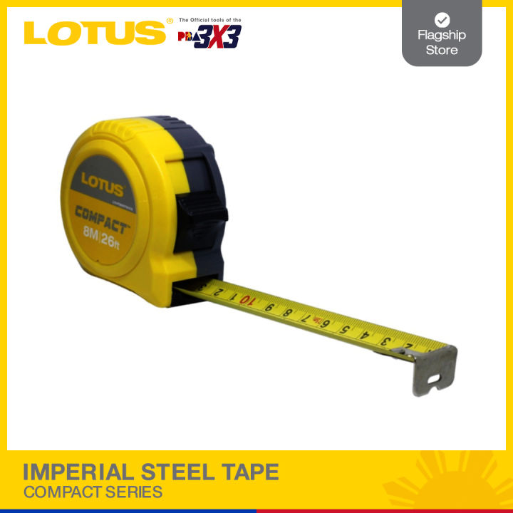 Lotus Imperial Steel Tape | Compact Series - 3M | 5M | 8M - Measuring ...