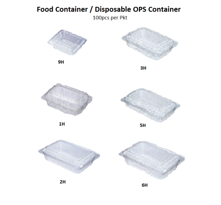 Bekas Plastik / Food Container / Bakery Container / OPS Container ...
