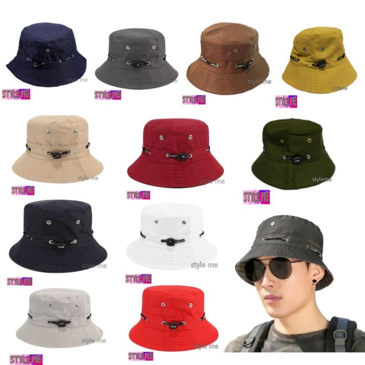 BUCKET HAT WAWAY FISHERMAN HAT UNISEX 11COLORS | Lazada PH