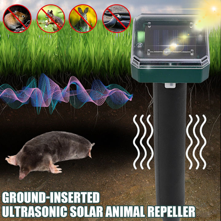 Polocat New Solar Energy Rat Repellent Vibration Ultrasonic Rat ...