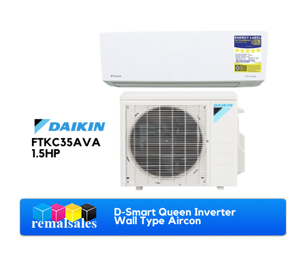DAIKIN FTKC35AVA 1.5HP D-Smart Queen Inverter Wall Type Aircon | Lazada PH